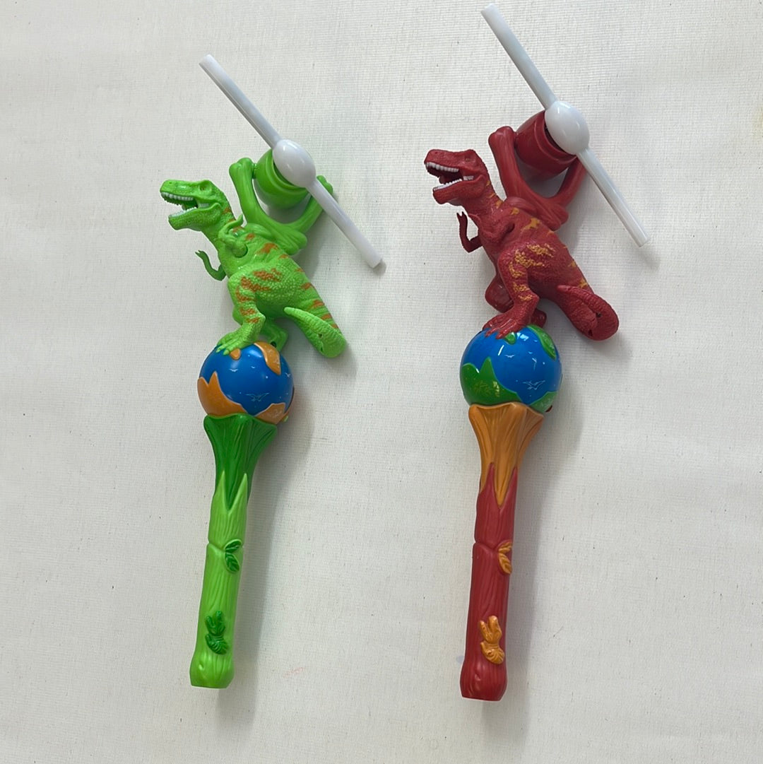 Dinosaur Swivel Fan Wand w/Sound (1 Dozen) – Wagner Trading, Inc.