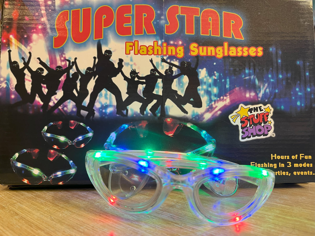 Flashing Sunglasses (1 Dozen) – Wagner Trading, Inc.
