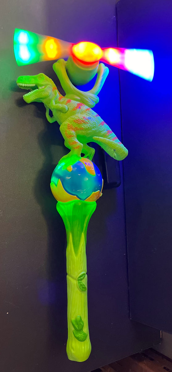 Dinosaur Swivel Fan Wand w/Sound (1 Dozen) – Wagner Trading, Inc.
