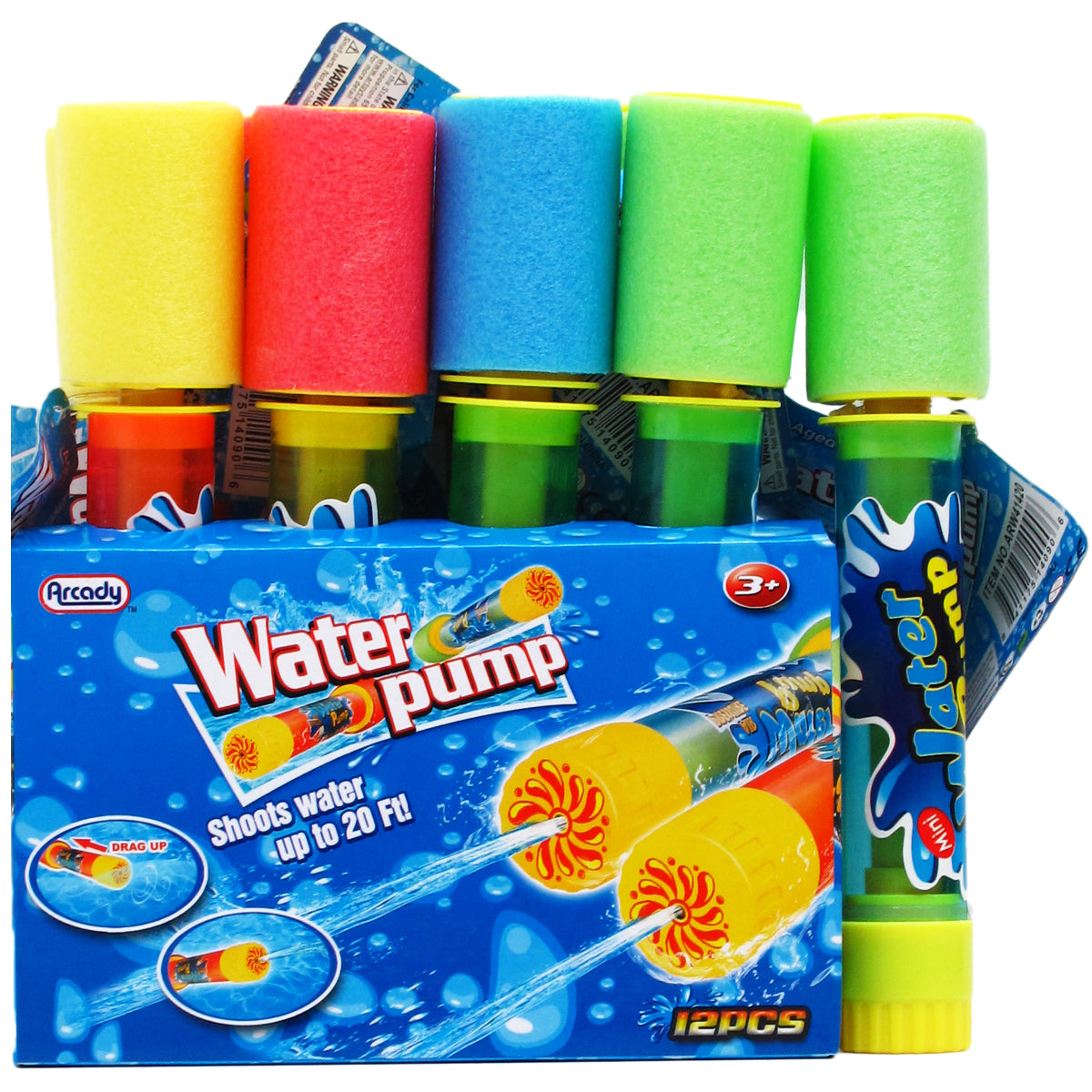 8" Foam Water Blaster (1 Dozen) – Wagner Trading, Inc.