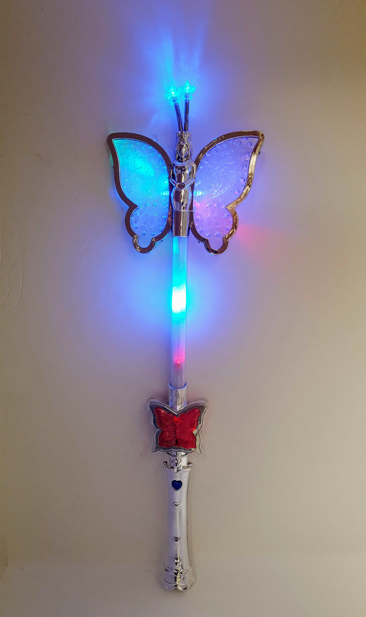 Flashing Butterfly Wand 16" ( 1 Dozen) – Wagner Trading, Inc.