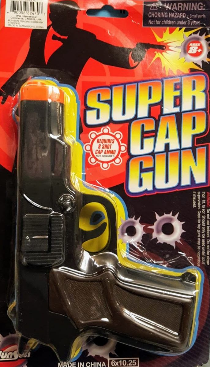 Super Cap Gun - Black (1 Dozen) – Wagner Trading, Inc.